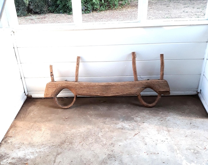 Vintage Wooden Yoke - Antique Yoke - Old Wooden Yoke - Ox Yoke Vintage ...