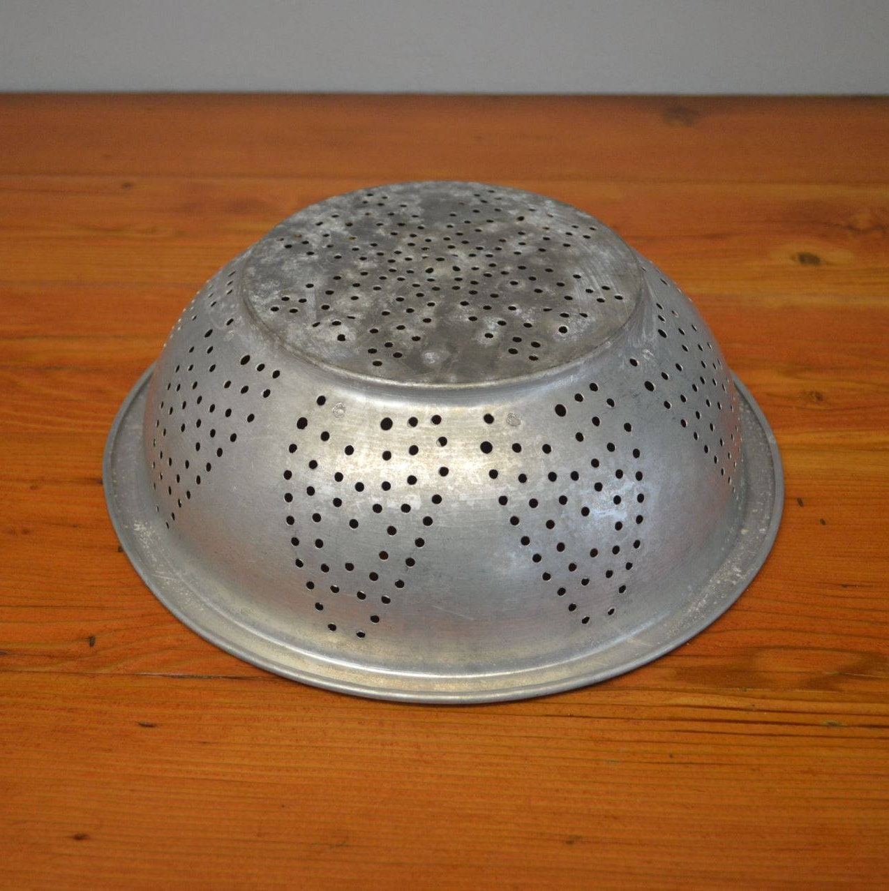 Vintage Primitive Aluminum Colander Farmhouse Strainer With Arch ...