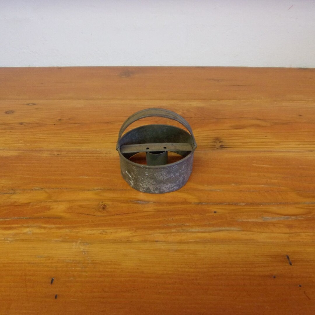 Antique Tin Doughnut Cutter Biscuit Cutter Cookie Cutter Primitive - Etsy