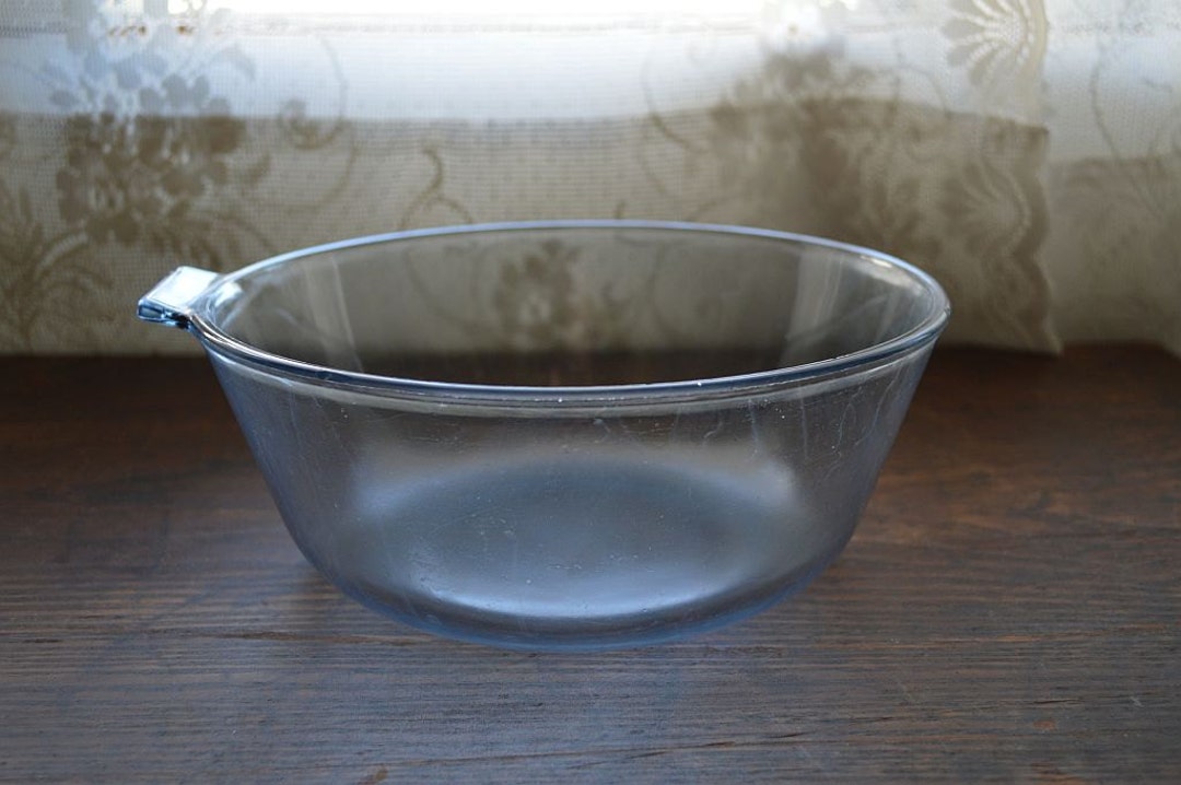 Vintage Pyrex Flameware Pot Sapphire Blue Glass Top of the Stove ...