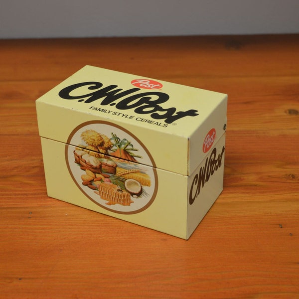 Metal Recipe Box - Etsy