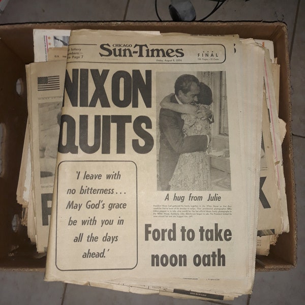 Antique Newspaper - Etsy