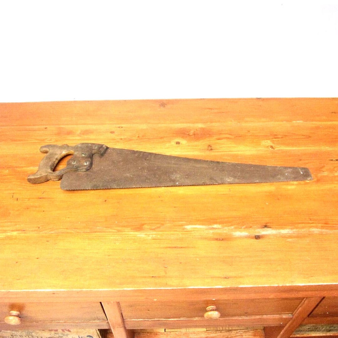 Vintage Warranted Superior Saw - Etsy