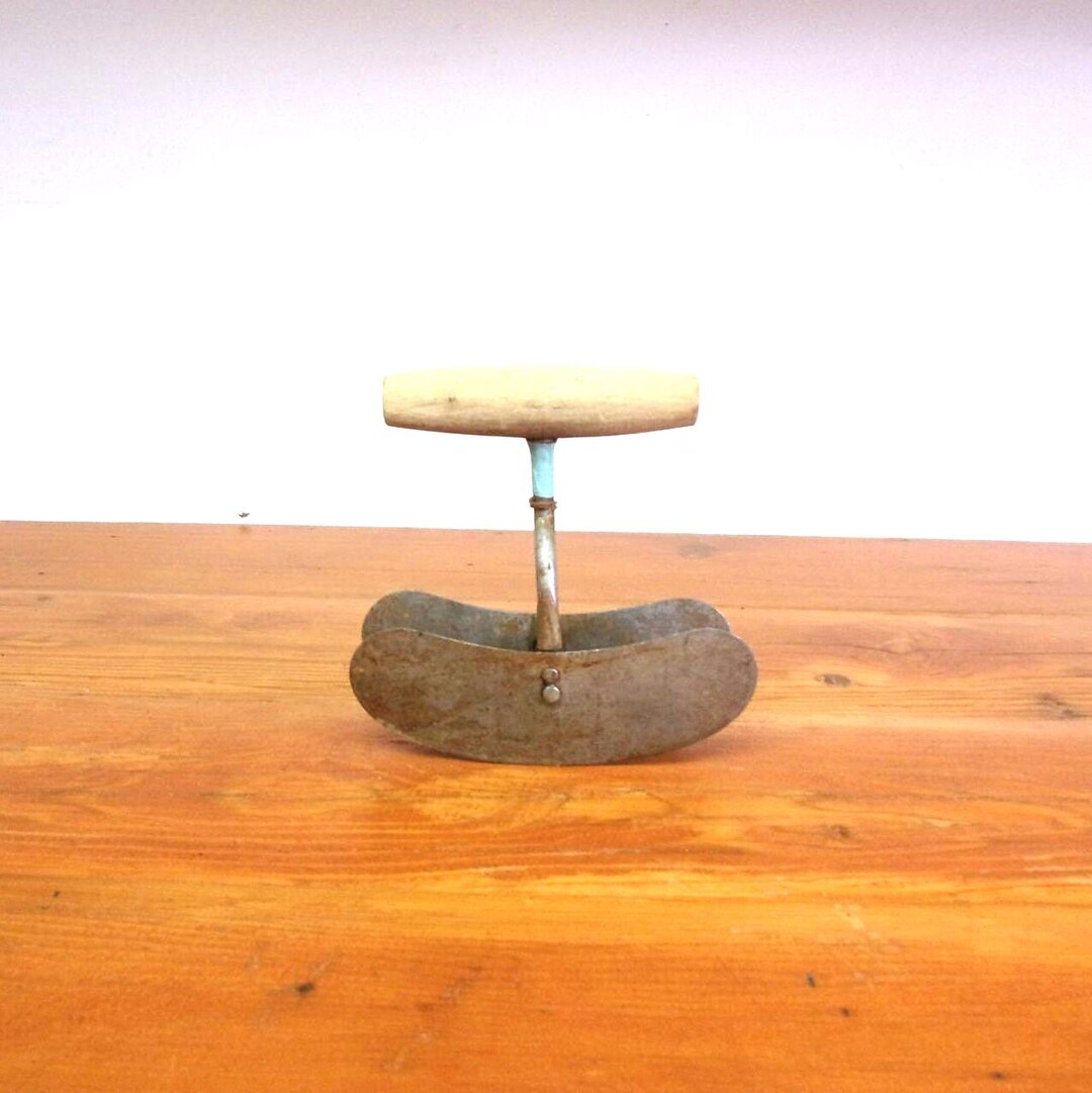 Vintage Double Blade Rocking Chopper Rounded Handle - Etsy