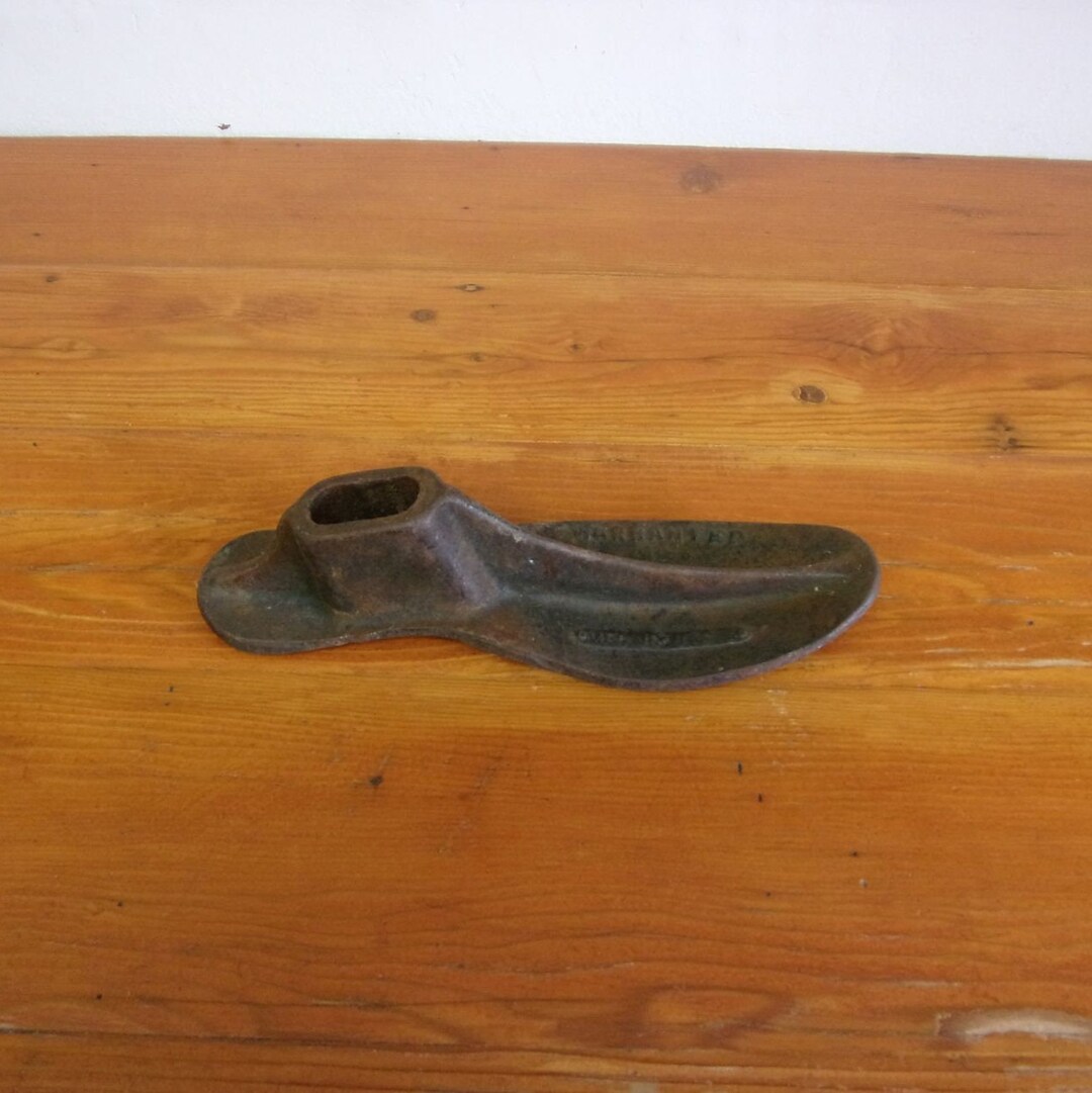 Antique Cast Iron Shoe Form Warranted 18 MFG USA - Etsy