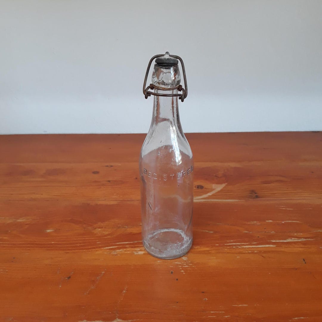 Antique Swing Top Bail Top Glass Bottle WE001 - Etsy