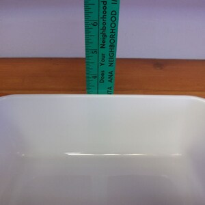 Vintage Pyrex White Glass Loaf Pan - Etsy