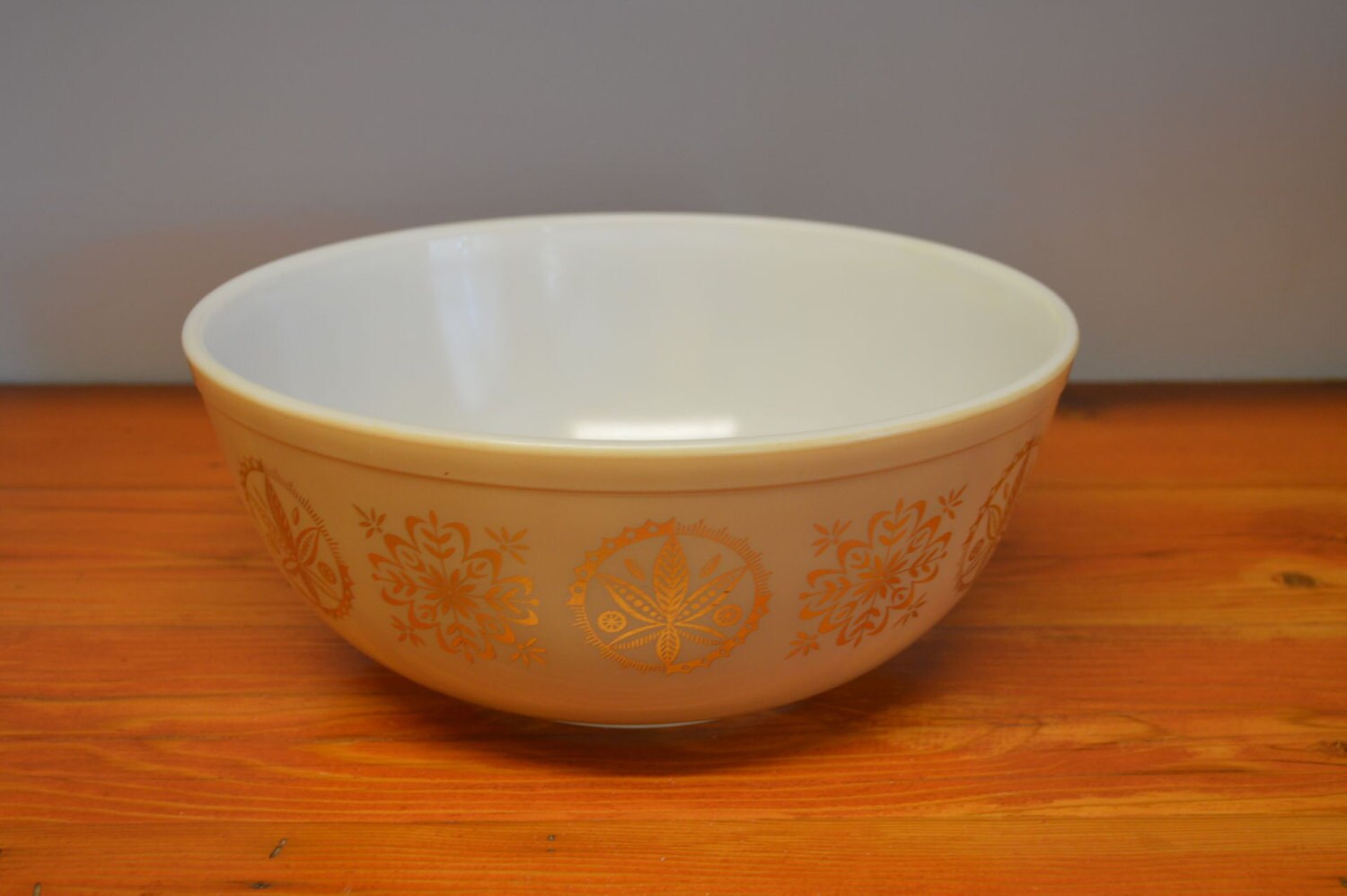 Vintage Pyrex Hex Signs Promotional Bowl 4 QT Large Mixing Bowl - Etsy