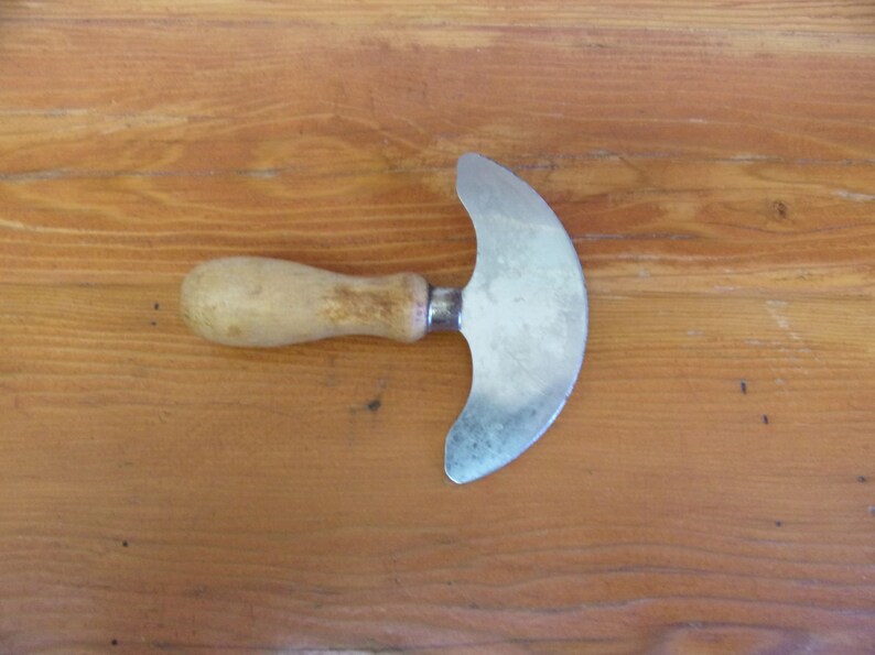Vintage Stainless Steel Rocking Chopper Rounded Handle - Etsy