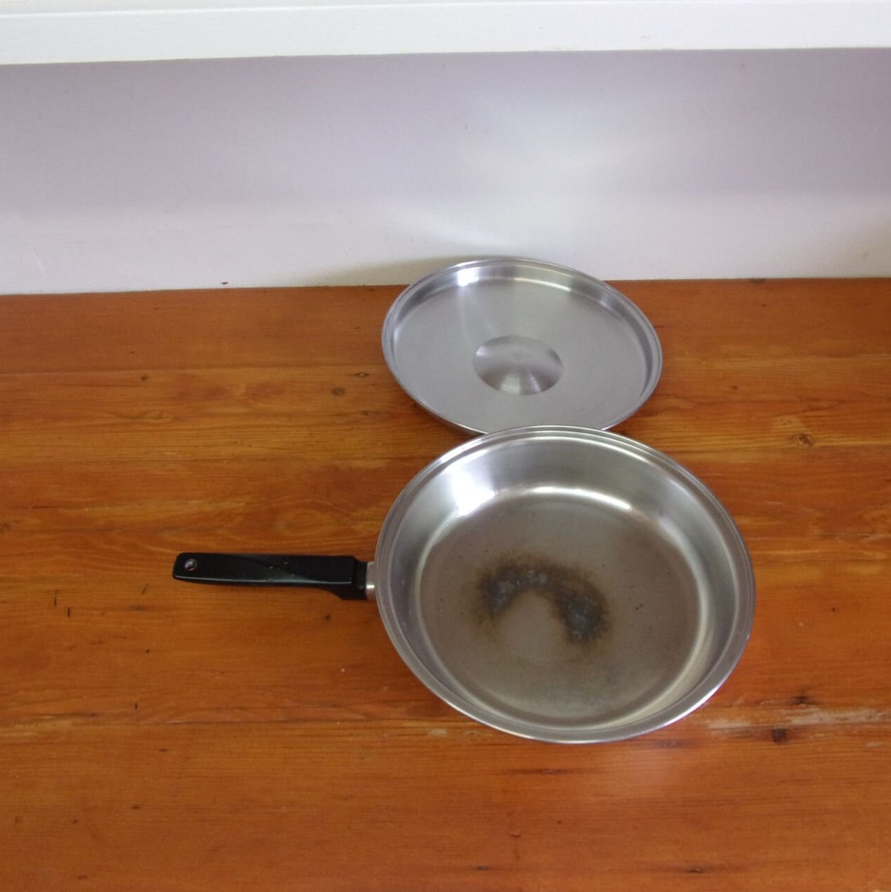 Vintage Flint Ware by Ekco Stainless Steel Pan Skillet - Etsy