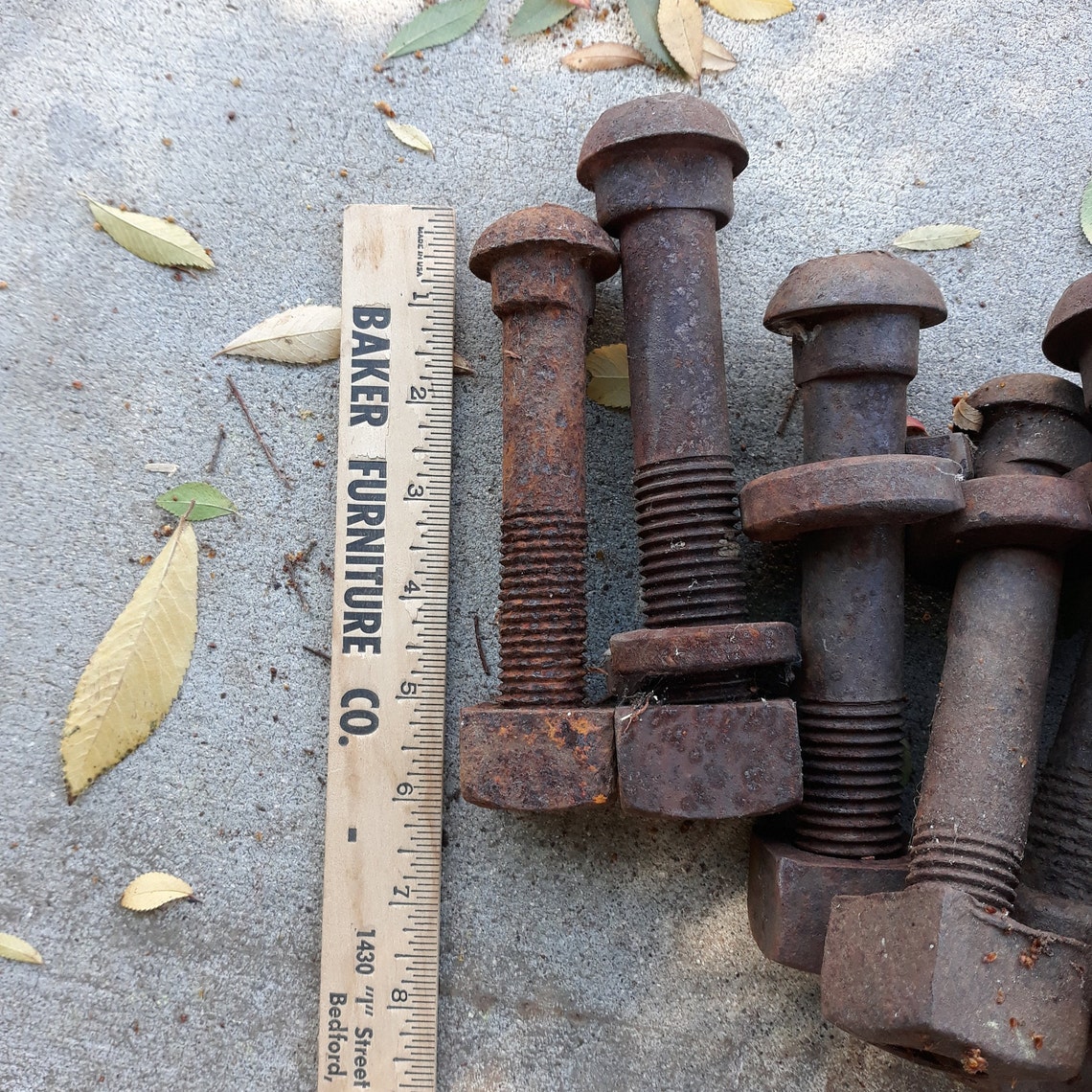 Antique Vintage Railroad Bolts With Nuts - Etsy