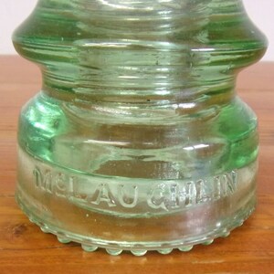 Rare Vintage Mclaughlin Green Glass Insulator No 19 - Etsy Australia