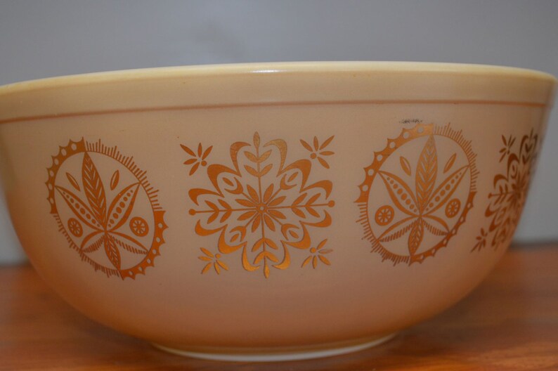 Vintage Pyrex Hex Signs Promotional Bowl 4 QT Large Mixing Bowl - Etsy