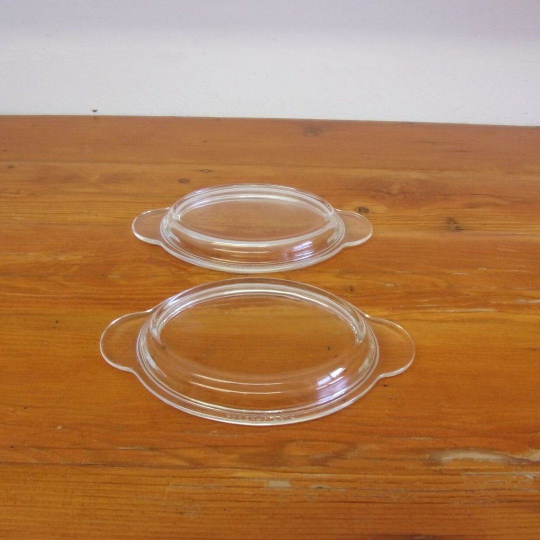 Vintage Pyrex Individual Size Oval Casserole Lids P 14 C - Etsy