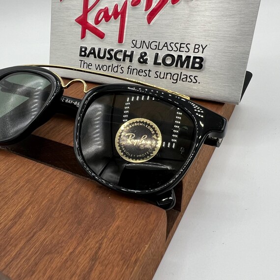 Vintage Ray Ban Bausch and Lomb Black Gatsby Style 5 … - Gem