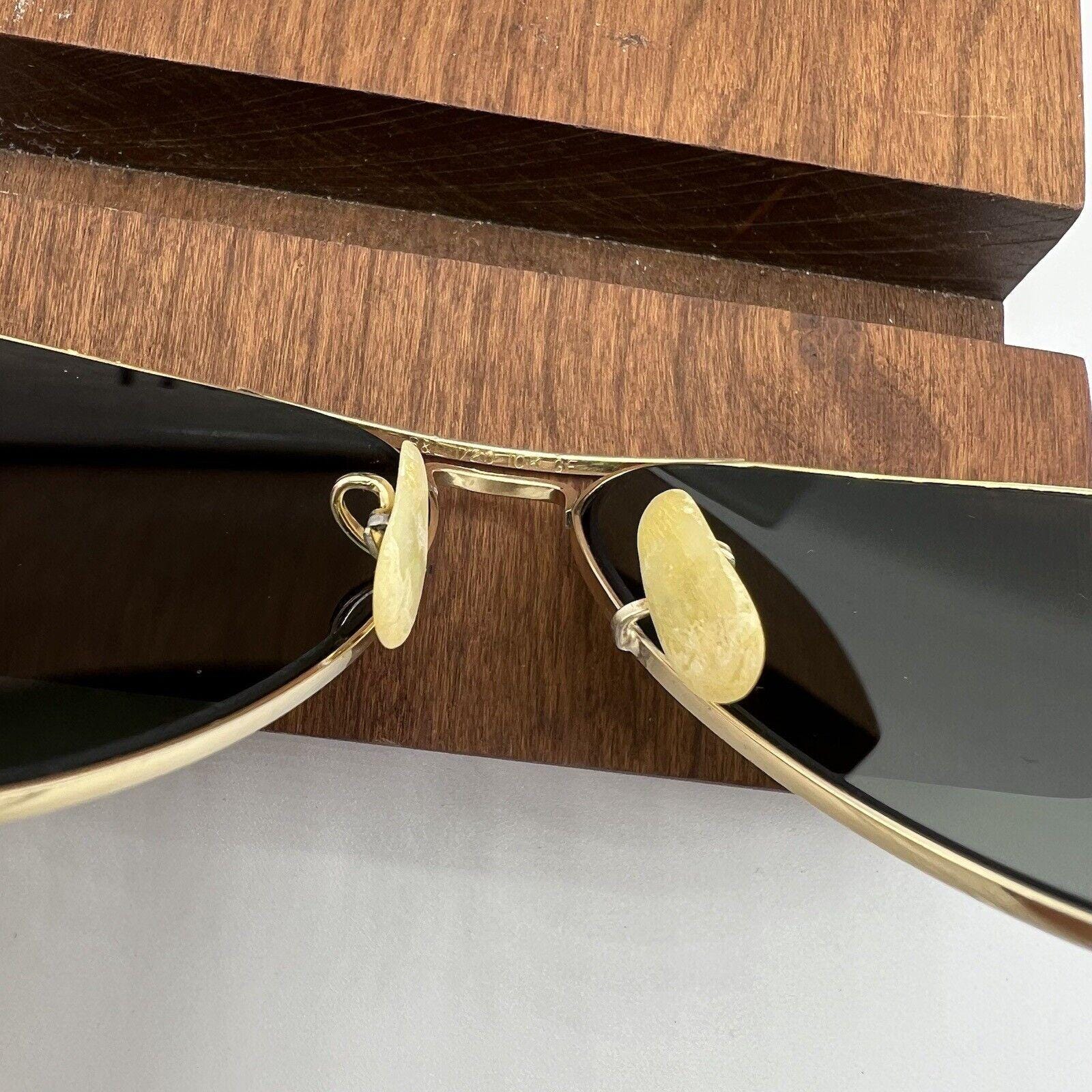 Vintage Ray Ban B&L 1960's 1/20 10k GF 62mm Aviator USA - Etsy Vintage Ray Ban B&L 1960's 1/20 10k GF 62mm Aviator USA - Etsy