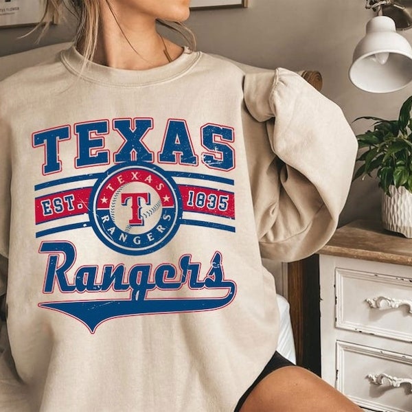 Texas Rangers Shirt Vintage - Etsy