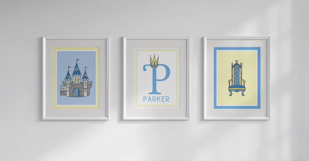 Prince Nursery Wall Decor Wall Decor Prince Prince Wall Art Prince ...