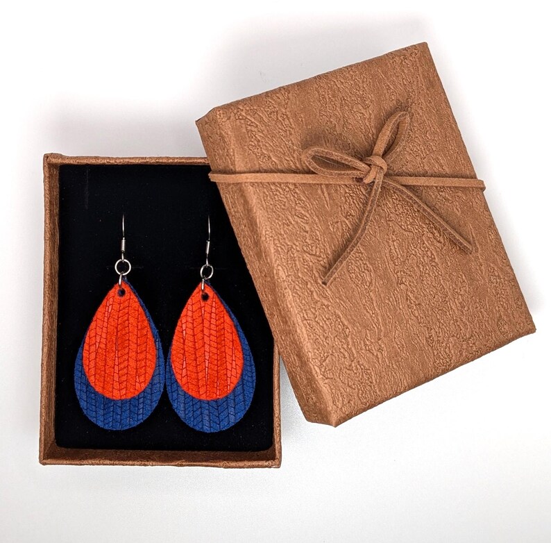 University of Virginia Genuine Leather Earring | UVA Graduation Gift ...
