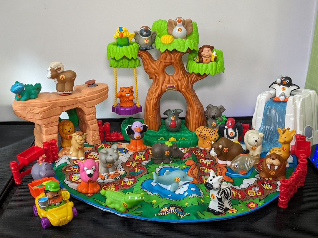 Vintage FISHER PRICE Little People A to Z Learning Zoo Playset ...