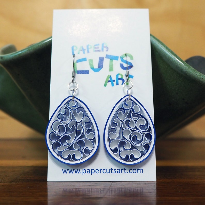 Duke University Handmade Paper Earrings | Duke Blue Devils School ...