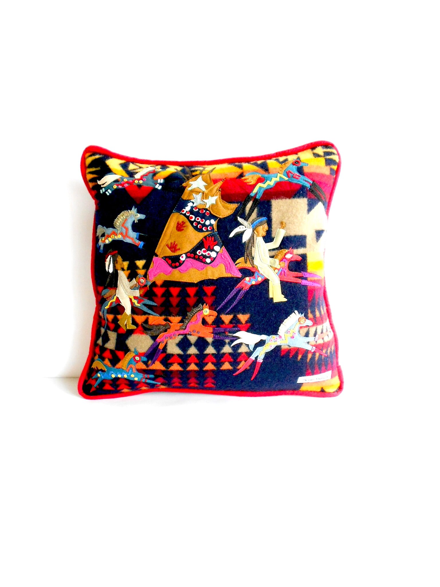 Chief Joseph Portland Woolen Mill Throw Pillow Featuring - Etsy
