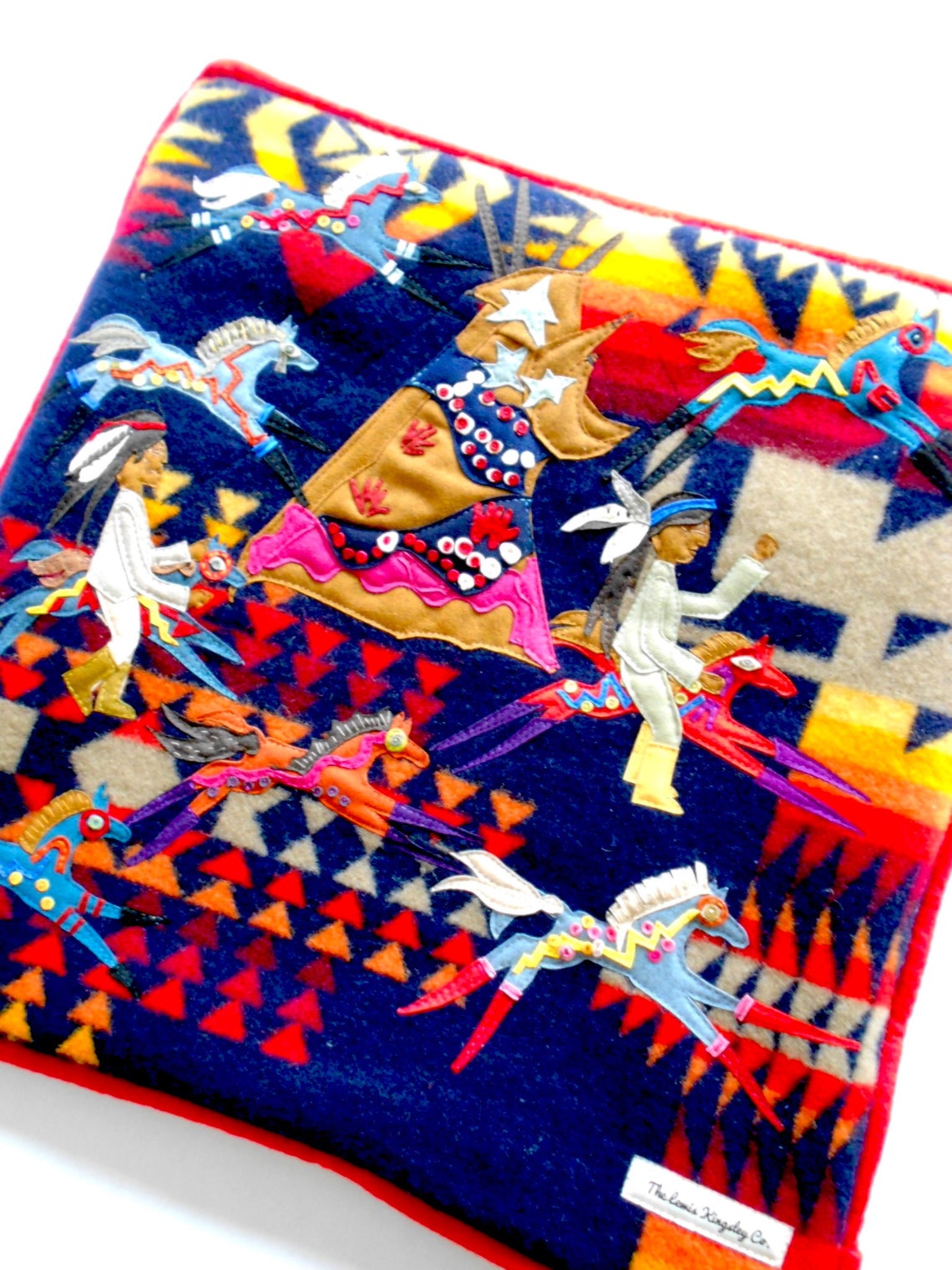 Chief Joseph Portland Woolen Mill Throw Pillow Featuring - Etsy