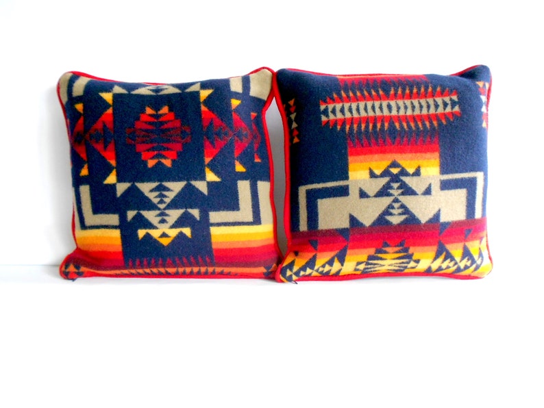Chief Joseph Portland Woolen Mill Throw Pillow Featuring - Etsy