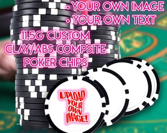 Custom Printed Poker Chips Full Color Logo Poker Chips Custom Golf Ball ...