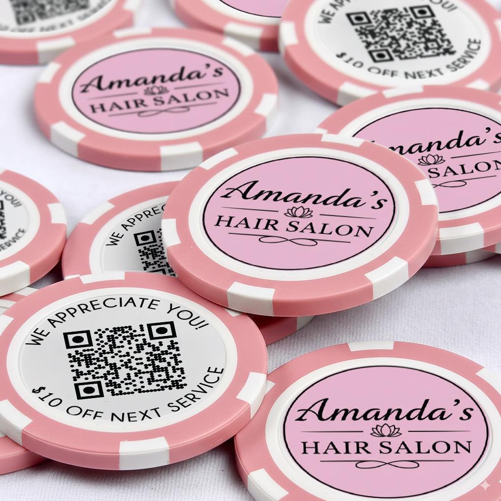 Custom Bar Poker Chip Tokens – Personalizedone Free Drink Tokens for ...