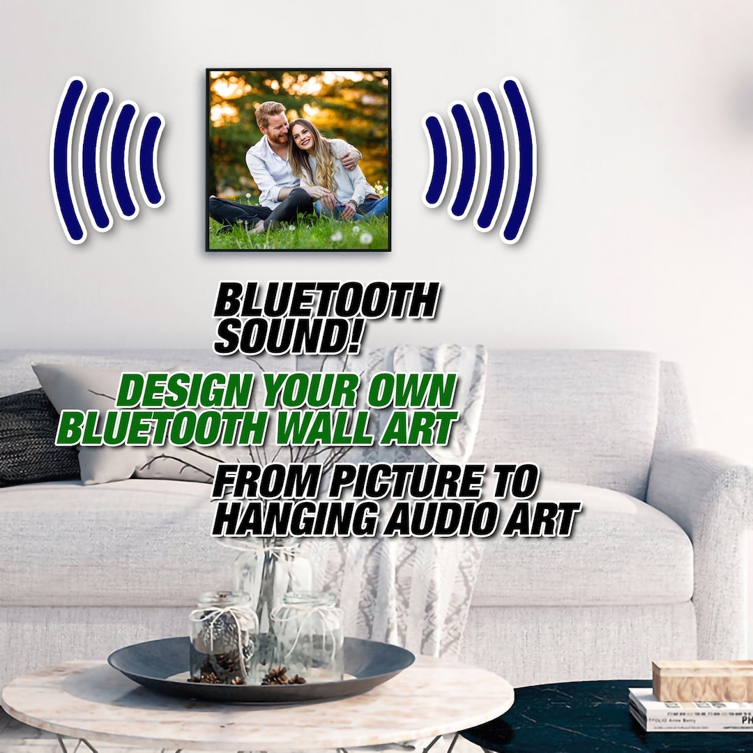 Amazing Wall Art Personalized Canvas Print With Built in Bluetooth ...