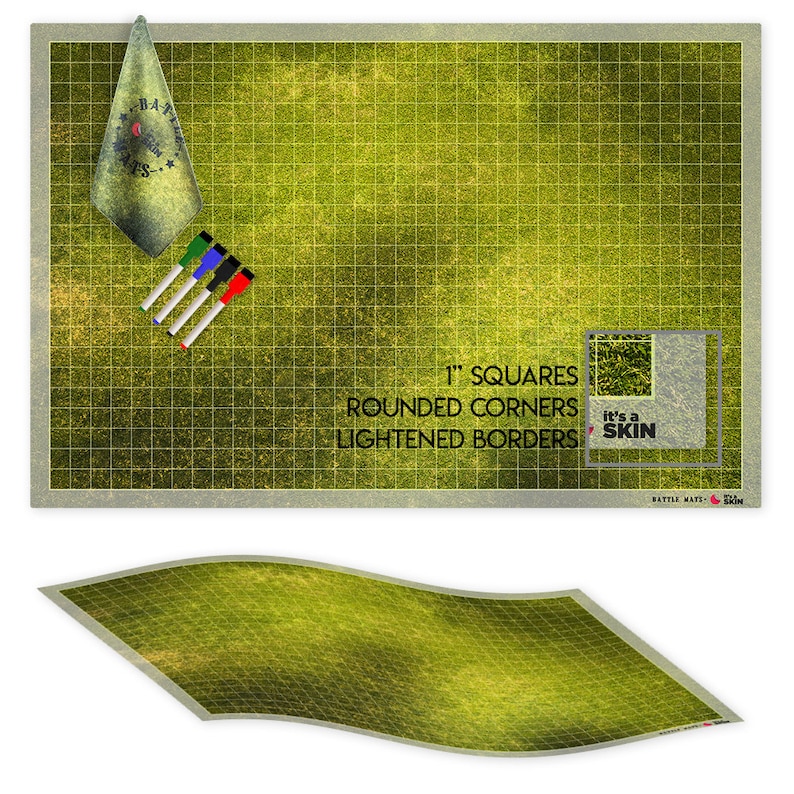 The Ultimate Grassy D&D RPG Battle Mat, Dungeons and Dragons Map Tiles ...