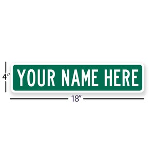 Customize Your Own Metal Street Sign With Our Personalized Road Signs ...