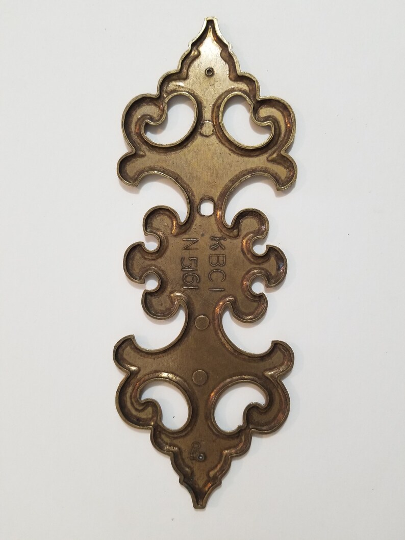 Keller Brass Co Antique Ornamental Backplate Decor KBCI N5161 - Etsy