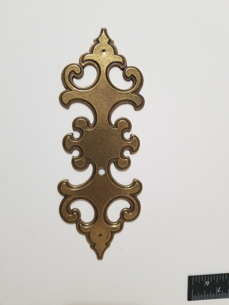 Keller Brass Co Antique Ornamental Backplate Decor KBCI N5161 - Etsy