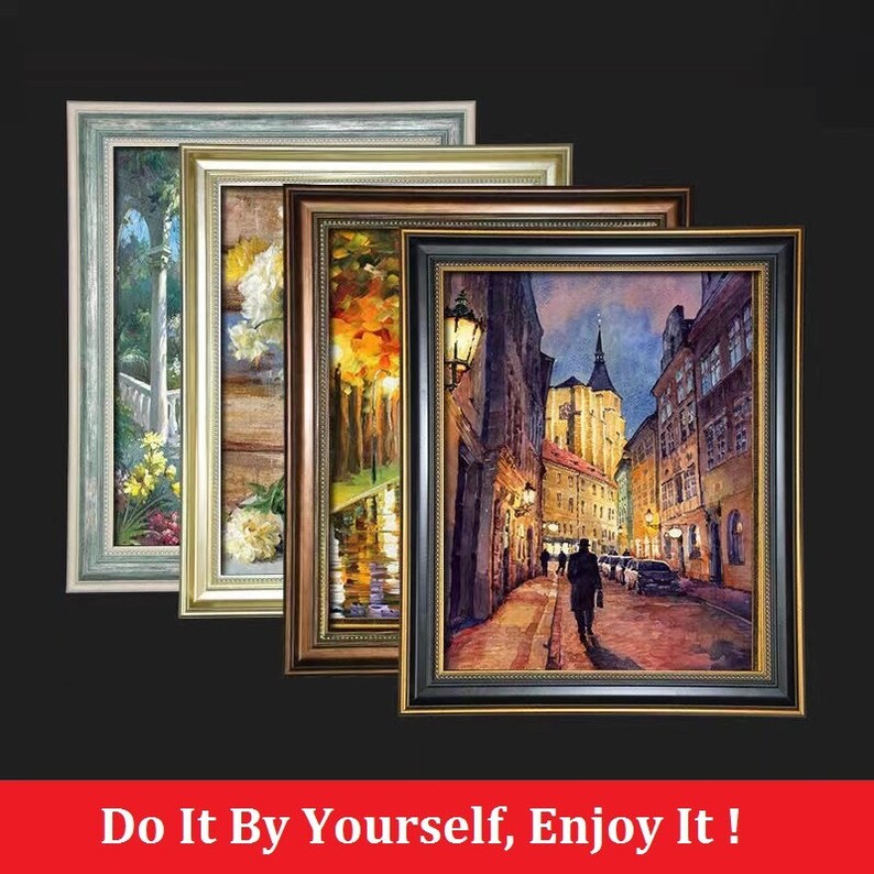 DIY Canvas Frame Painting Frame Polystyrene Canvas Frame Cut to Pieces ...