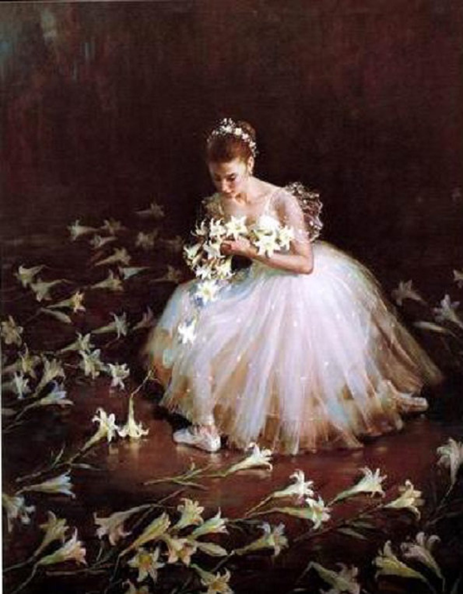 High Quality Oil Painting Hand Painted Modern Ballet Girl Art - Etsy