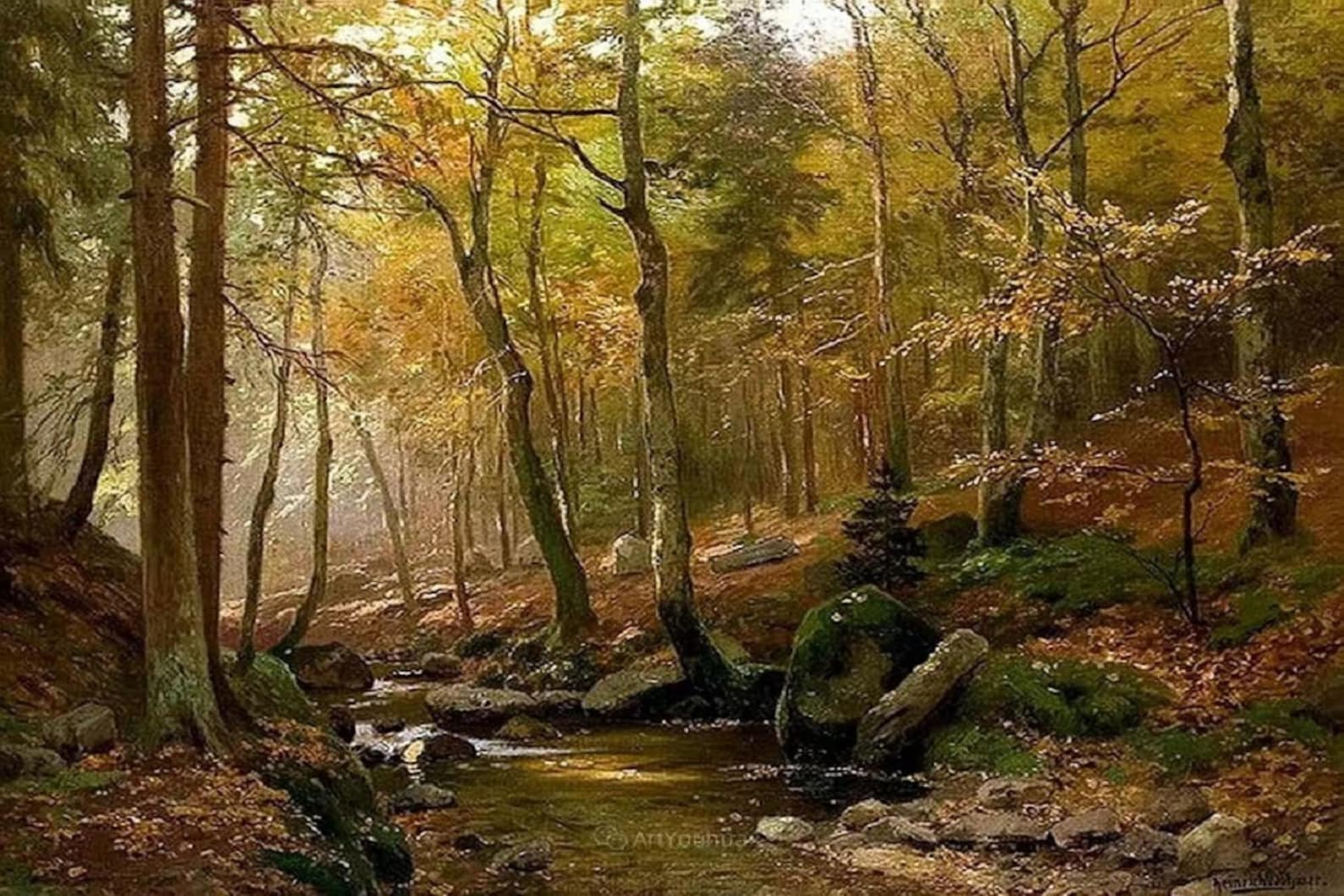 High Quality Landscape Oil Painting on Canvas Hand Painted Art for Home ...
