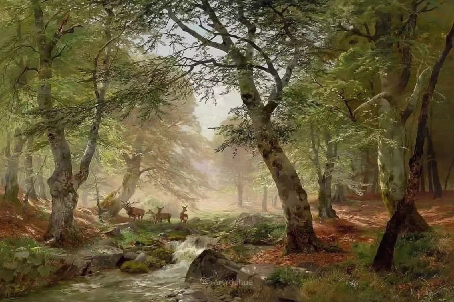 High Quality Landscape Oil Painting on Canvas Hand Painted Art for Home ...