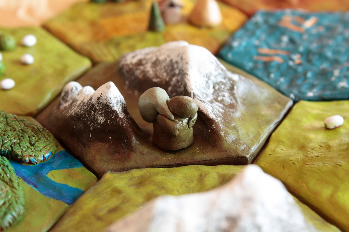 Settlers of Catan Robber Pawn // A Cute Little Polymer Clay | Etsy