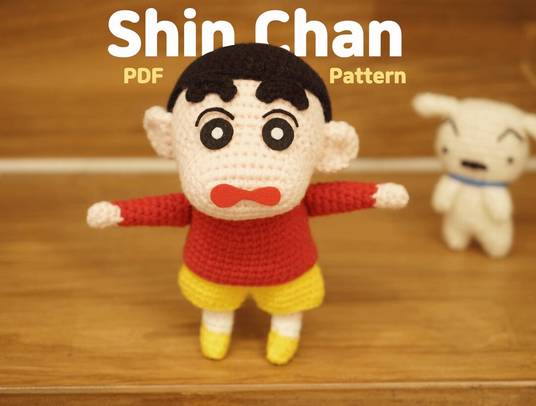 Shin Chan Doll Crochet Doll PDF Pattern _ in English - Etsy UK