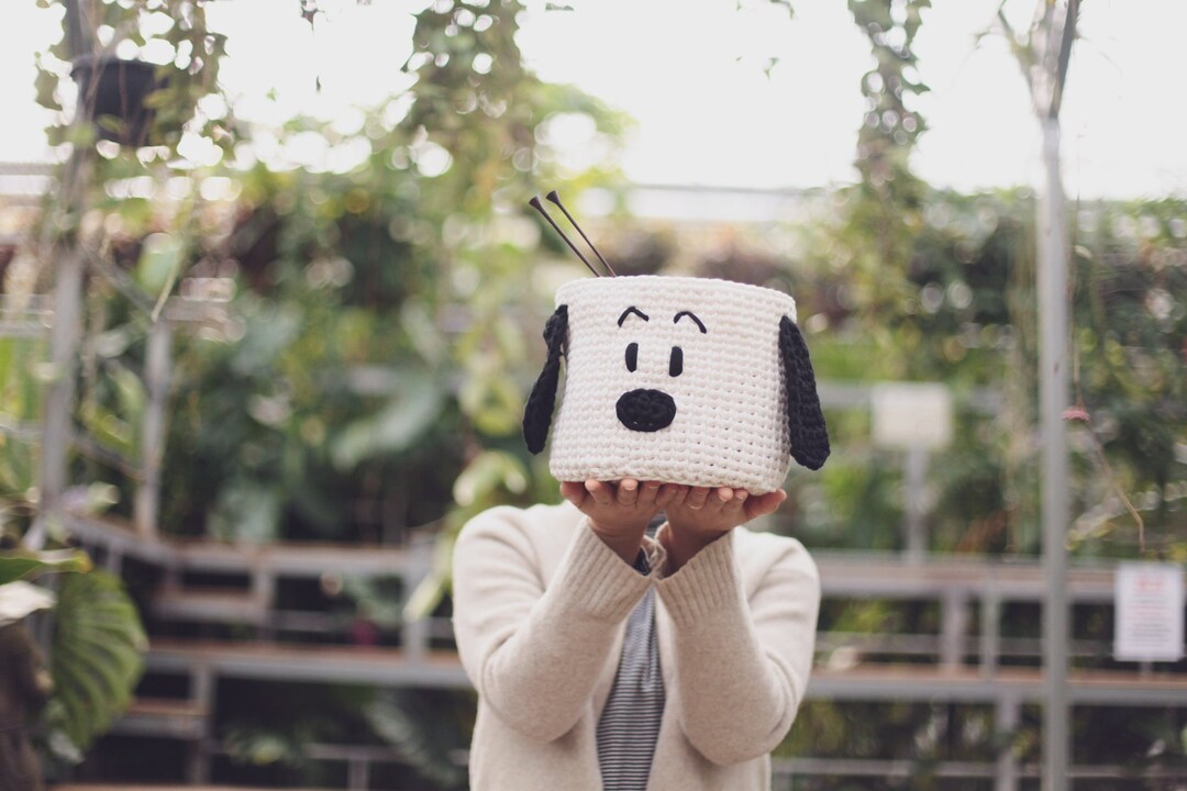 Snoopy Basket Crochet PDF Pattern _ in English - Etsy