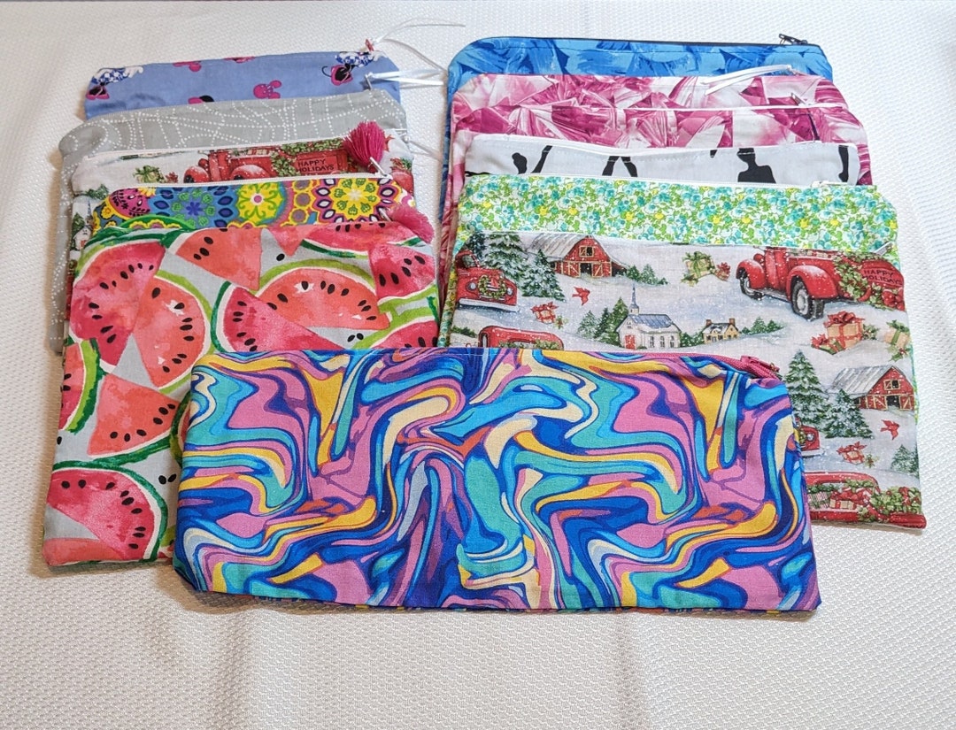 Fabric Zipper Bags, Zipper Pouch - Etsy