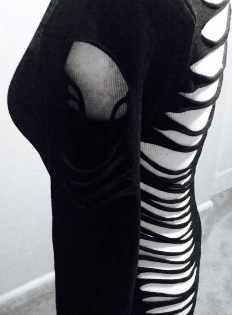 Slashed Back & Sleeves - Etsy