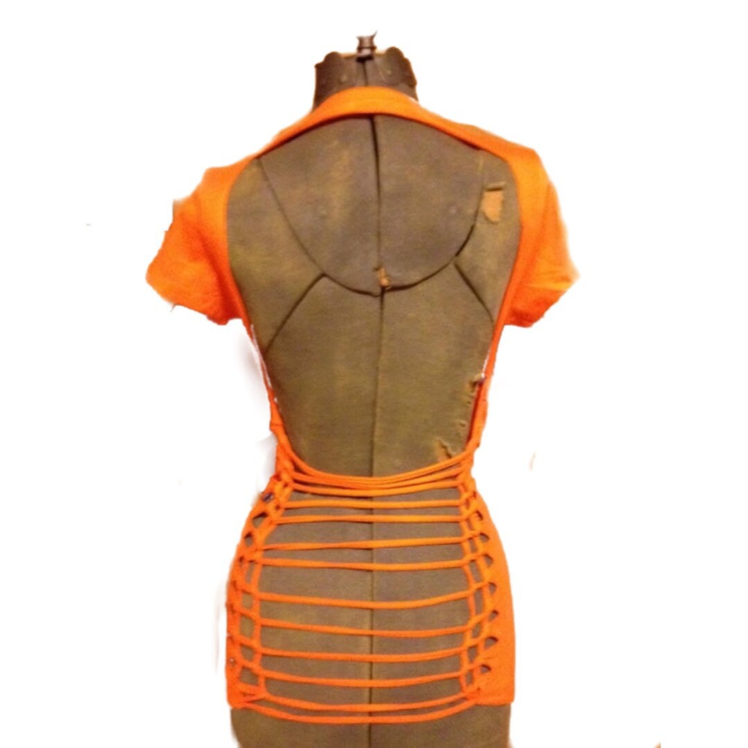 Backless Slashed T Shirt - Etsy