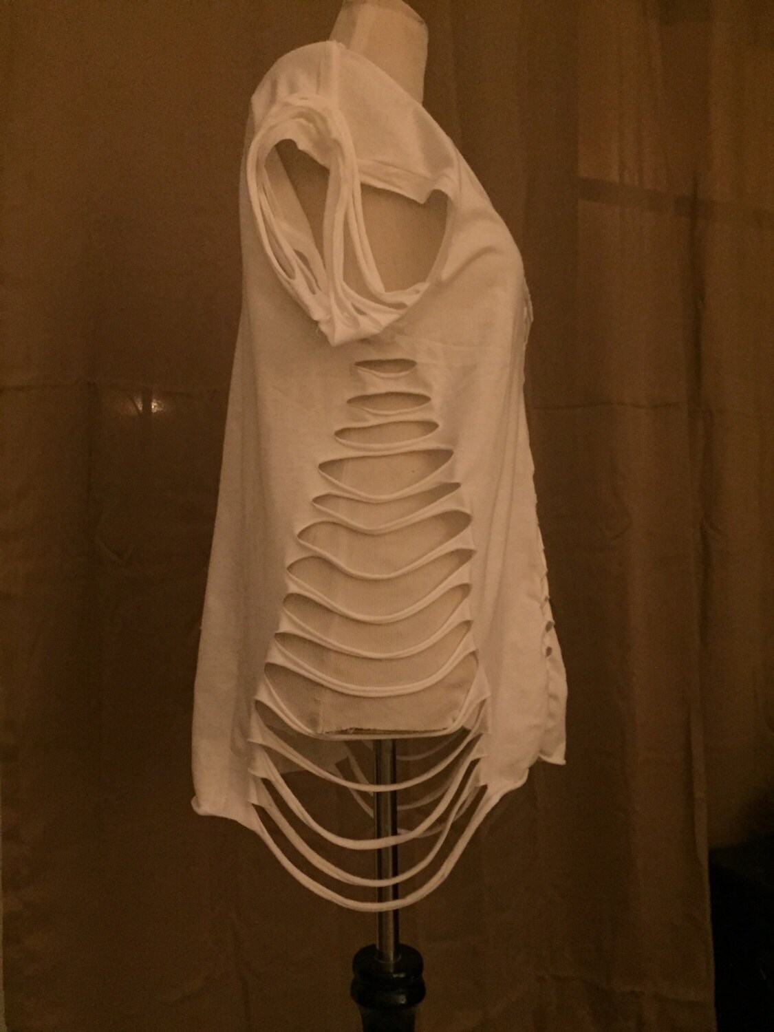 Slashed Oversized Tee - Etsy