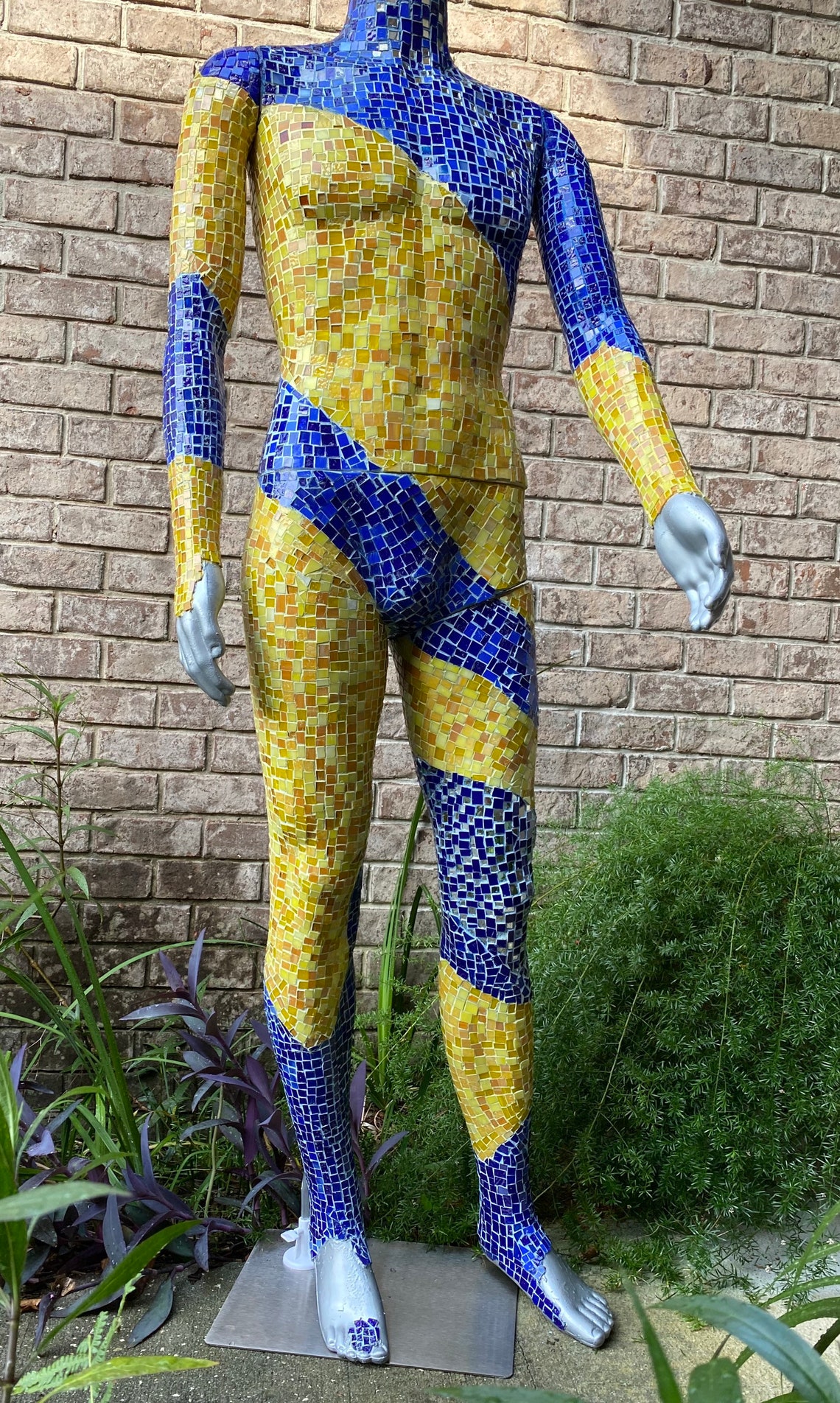 Mosaic Sculpture Mannequin Torso Life Size Art Corporate Decor - Etsy