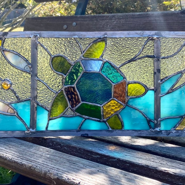 Stained Glass Window Turtles - Etsy