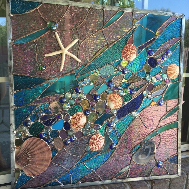 Beach Glass Panel - Etsy