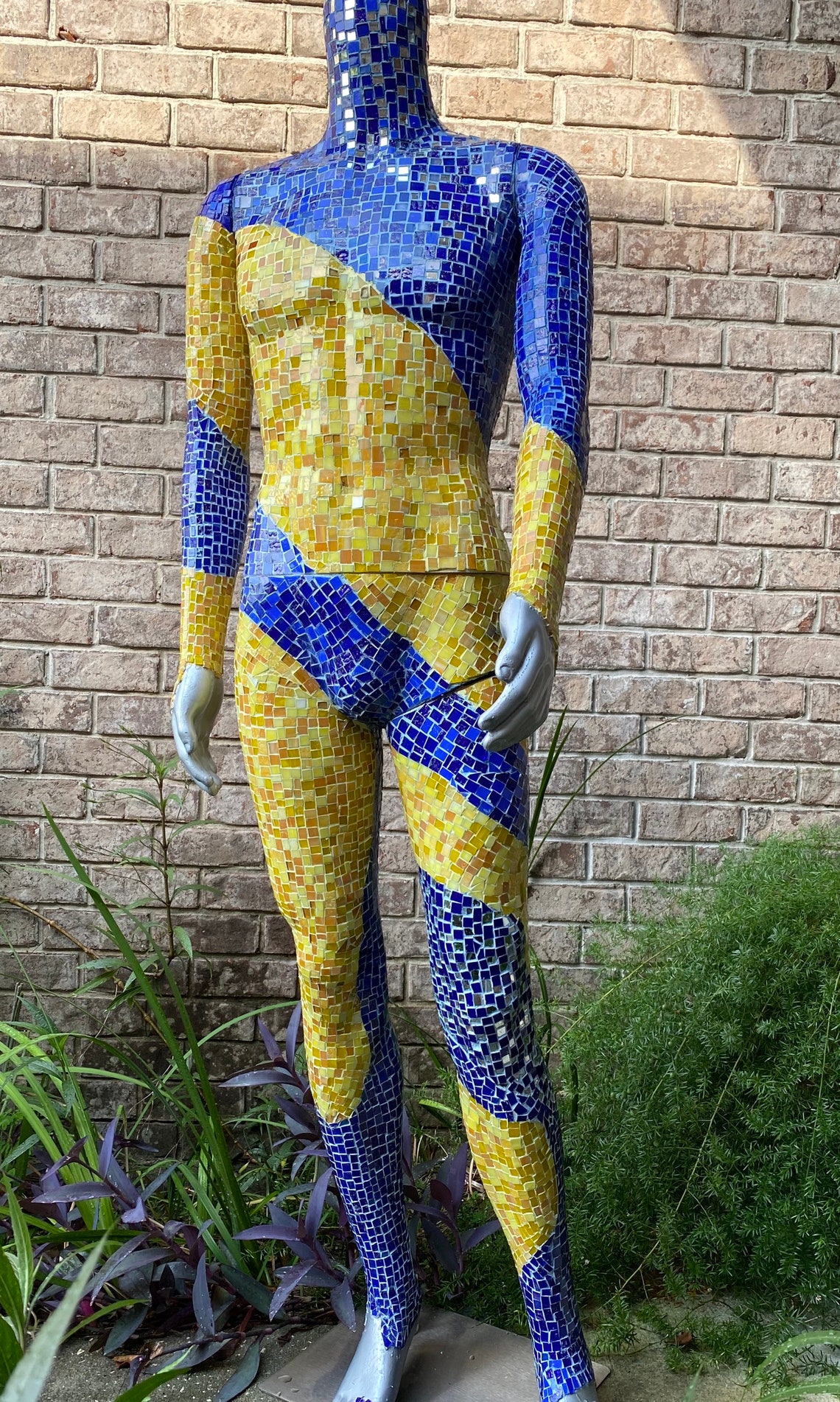 Mosaic Sculpture Mannequin Torso Life Size Art Corporate Decor - Etsy